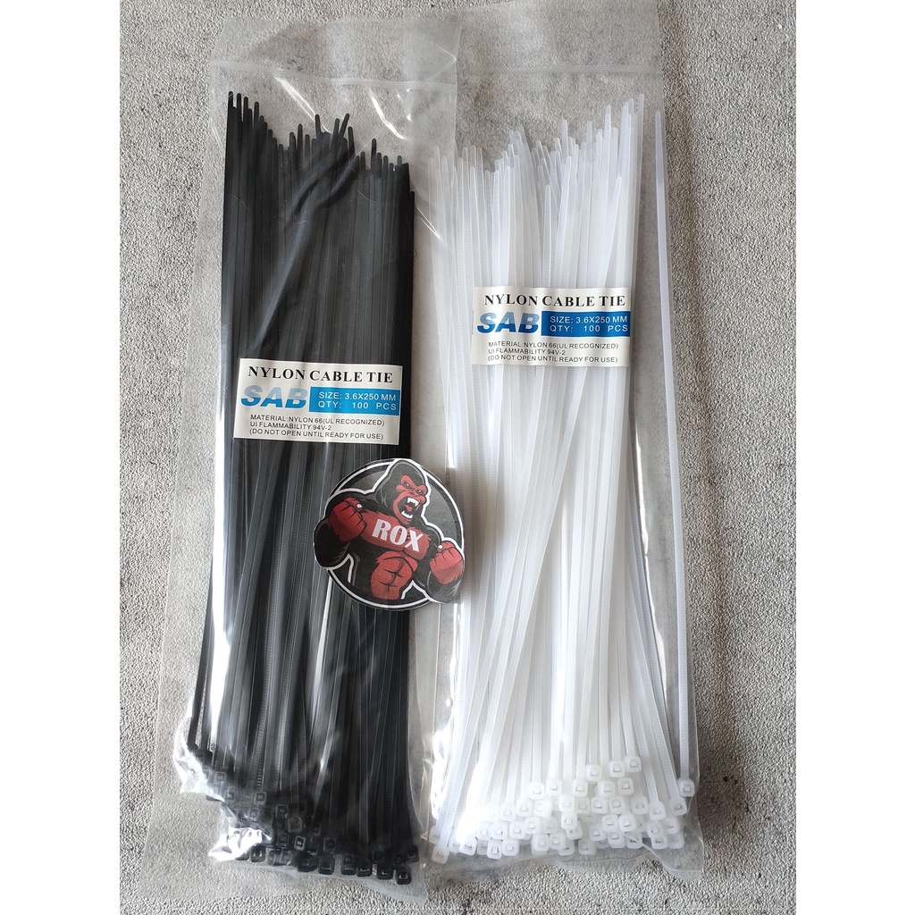 Jual Kabel Ties Kabel Tis Cable Ties Tali Ties Pengikat Kabel 10cm 15cm ...