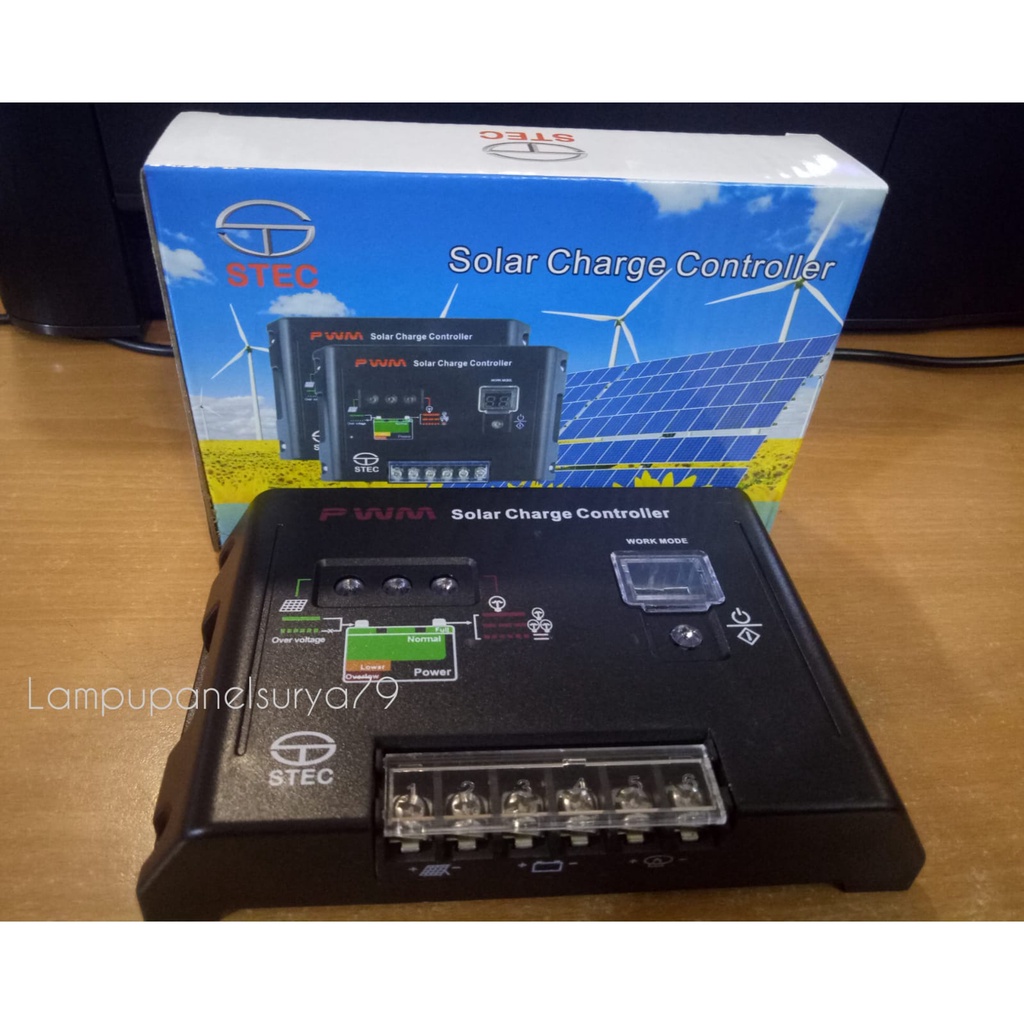 Jual Solar Charge Controller PWM STEC STC 20A 12/24V | Shopee Indonesia