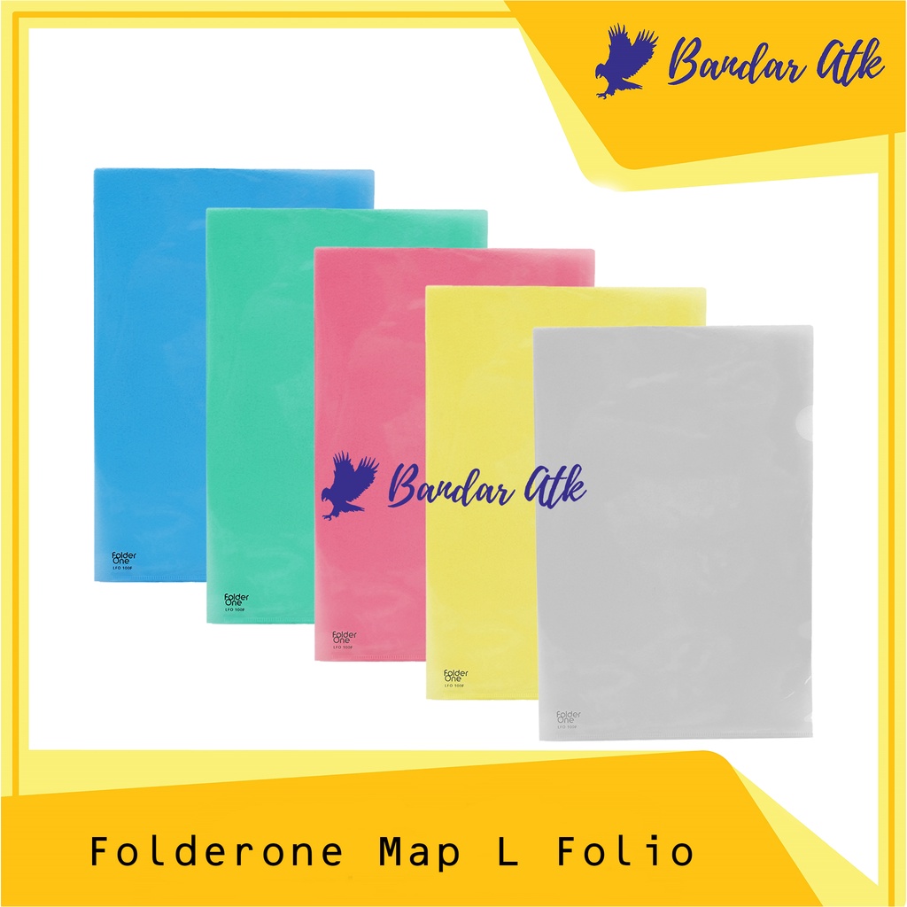 Jual Map L F4 FOLDER ONE Map Bening L Folder F4 [1 LUSIN] | Shopee ...