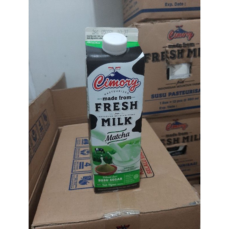 Jual Cimory fresh milk matcha 950ML | Shopee Indonesia