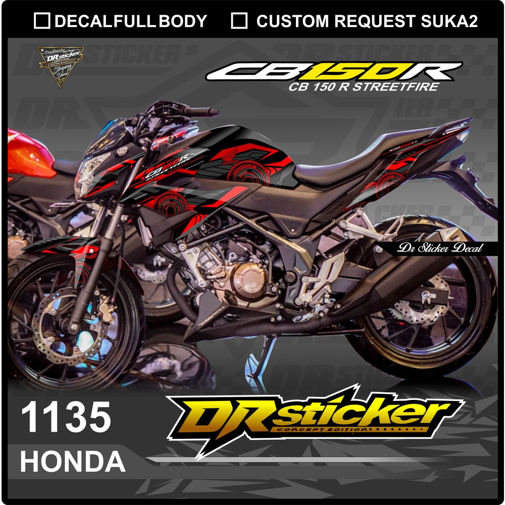 Jual Decal Variasi Cb150R StreetFire V3 Full Body - Dekal Fulbody ...