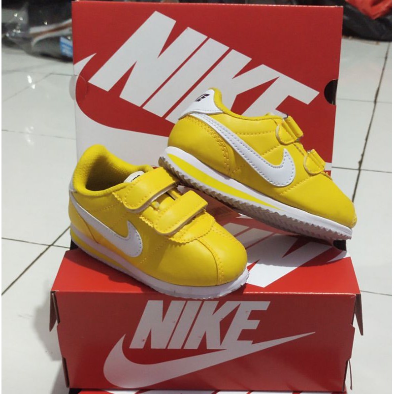 Jual Sepatu Nike Cortezz baby & kids perekat kuning Lis putih | Shopee ...