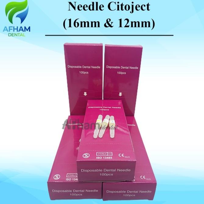 Jual Dental Needle Jarum Anastesi Citoject Ukuran 12Mm 30G | Shopee ...