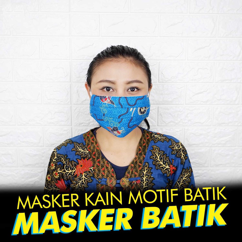 Jual Meetion Mask Special Edition Batik / Masker Kain | Shopee Indonesia