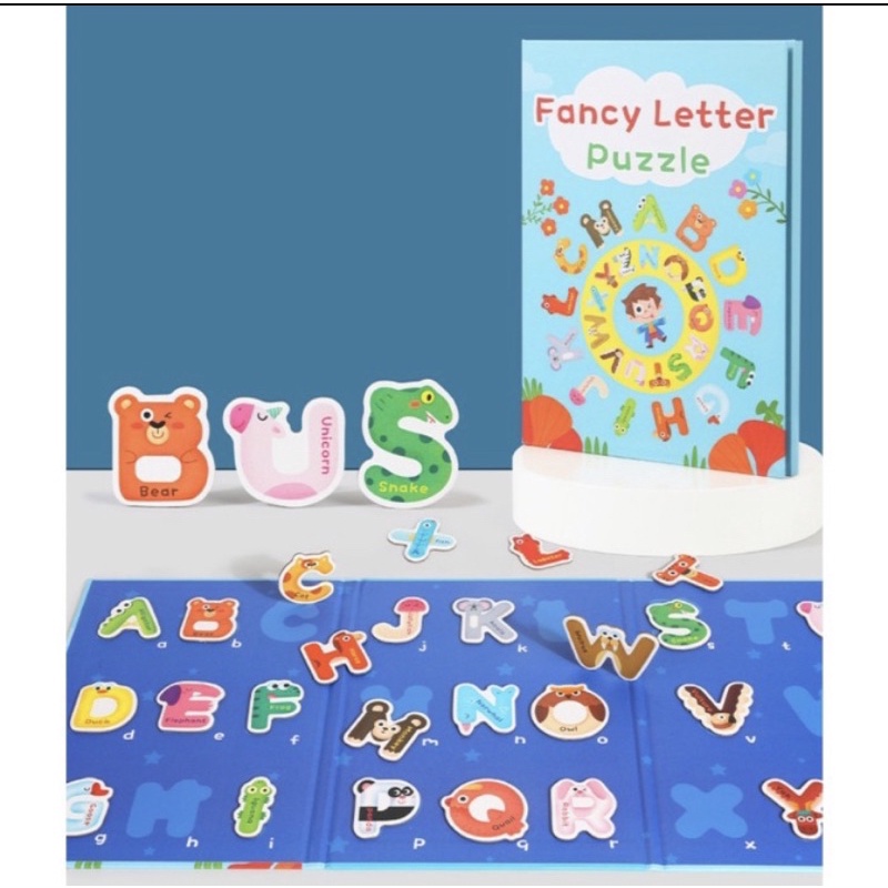 Jual Buku Edukasi Magnet Huruf Angka Animal Anak - Fun Magnetic Book ...