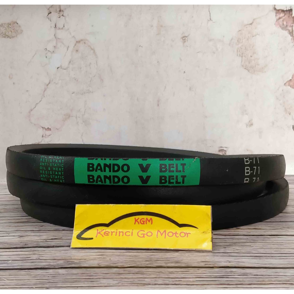 Jual Bando Van Belt B-71 V Belt Tali Kipas B71 Fan Belt Vanbelt Polos | Shopee Indonesia