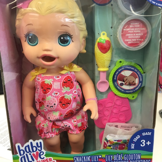 Jual BABY ALIVE SNACKIN LILY | Shopee Indonesia
