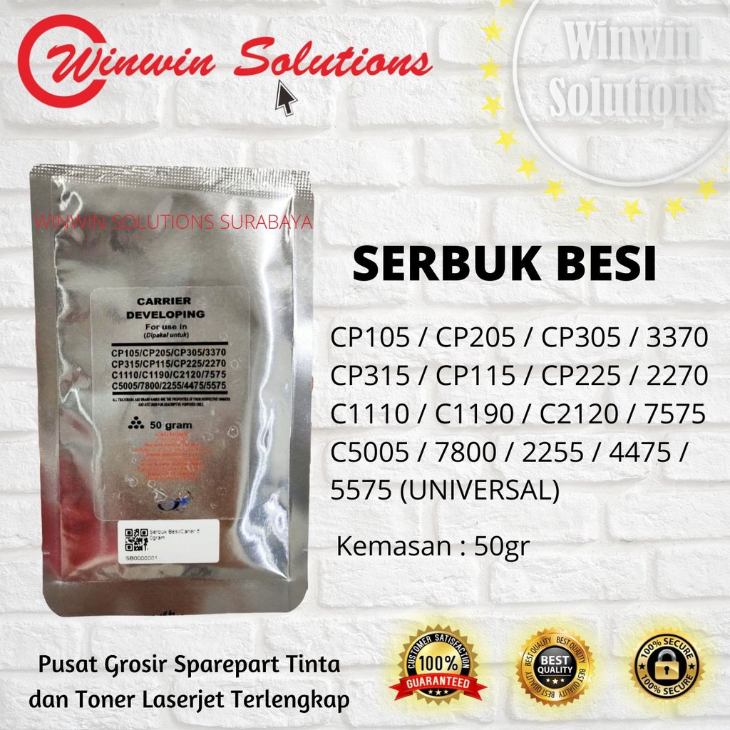 Jual Serbuk Besi / Bubuk Besi Xerox Developer Carrier CP 115 / CP 225 ...