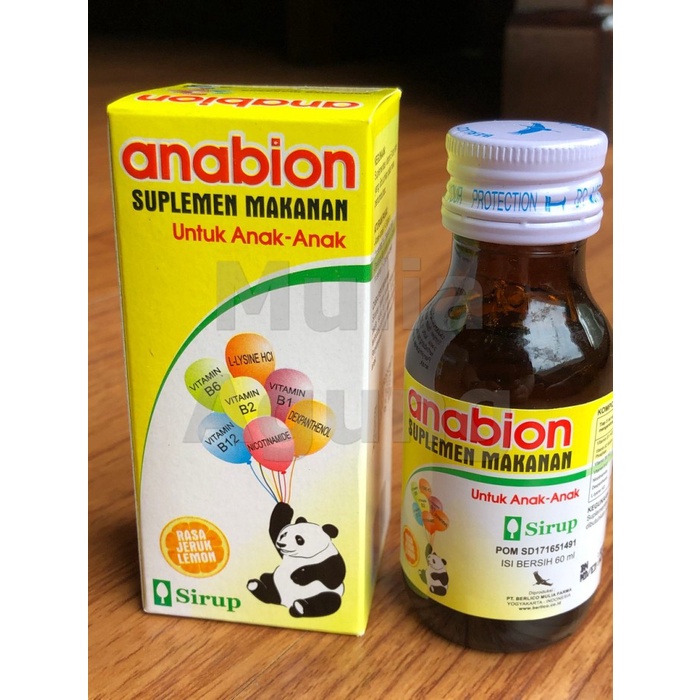 Jual anabion sirup 60 ml | Shopee Indonesia