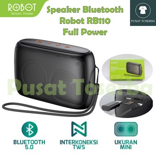 Jual Speaker Bluetooth Robot RB110 - Full Power Bass - Bluetooth V5.0 Mini Portable Hi-Fi ...