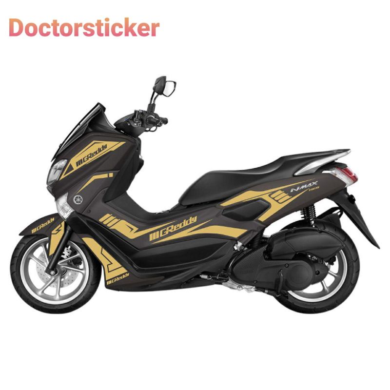 Jual Striping sticker cutting NMAX New Desain bisa Custom Ganti nama ...