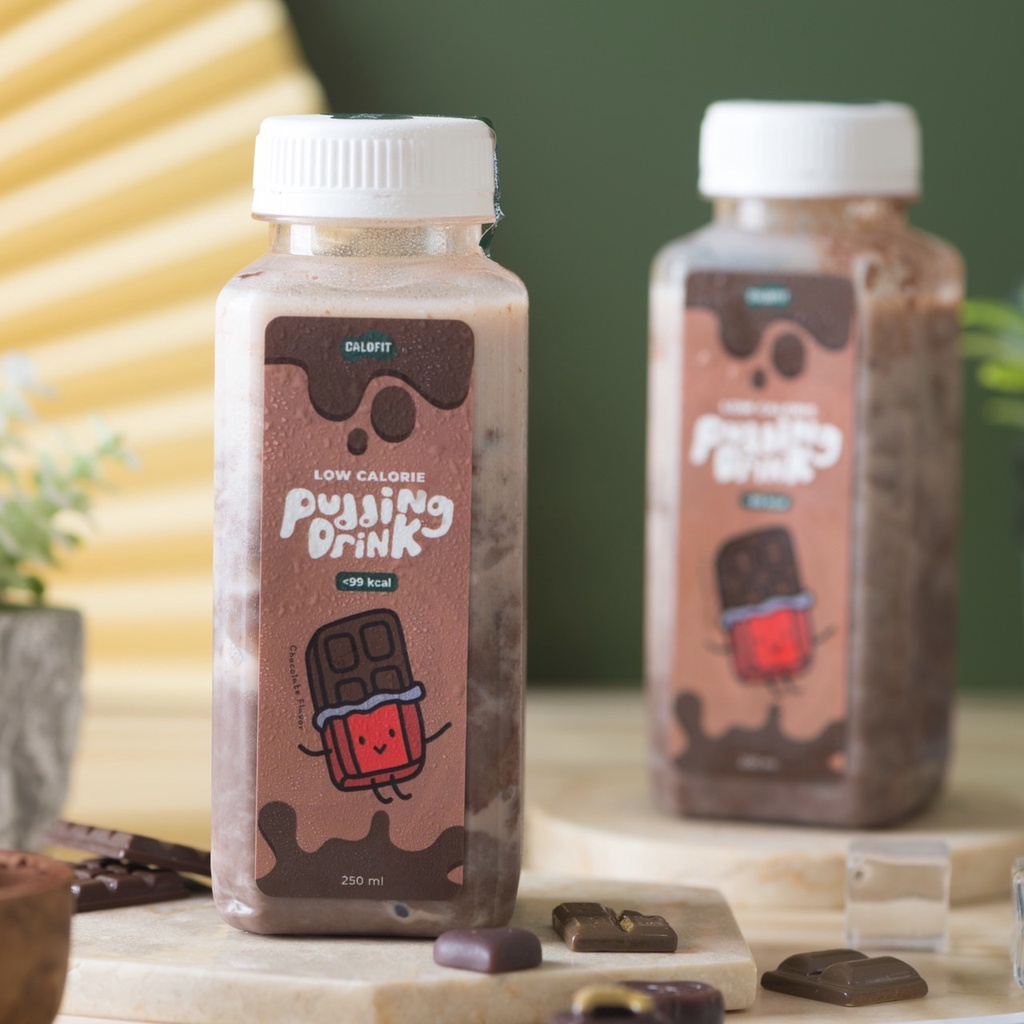 Jual Pudding Drink - Choco | minuman manis rendah kalori | Shopee Indonesia