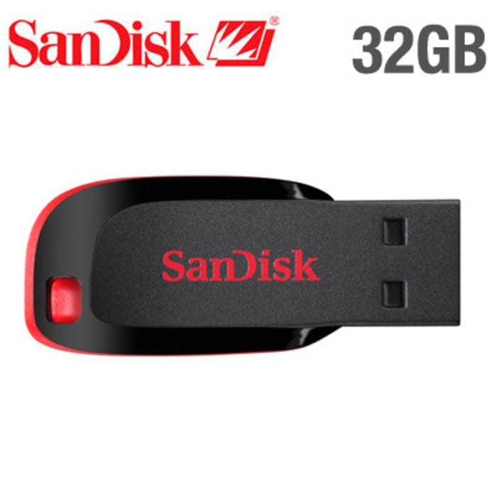 Jual Flashdisk Sandisk 32GB Cruzer Blade TransMemory Flash Disk Sandisk ...