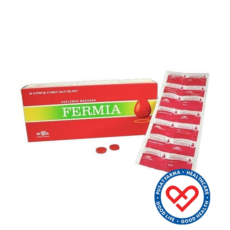 Jual Erela Fermia 100 Tablet Suplemen Penambah Darah Ibu Hamil & Anemia ...