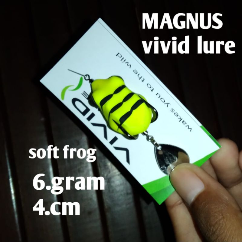 Jual soft frog magnus vivid lure 6.gram umpan casting gabus | Shopee ...