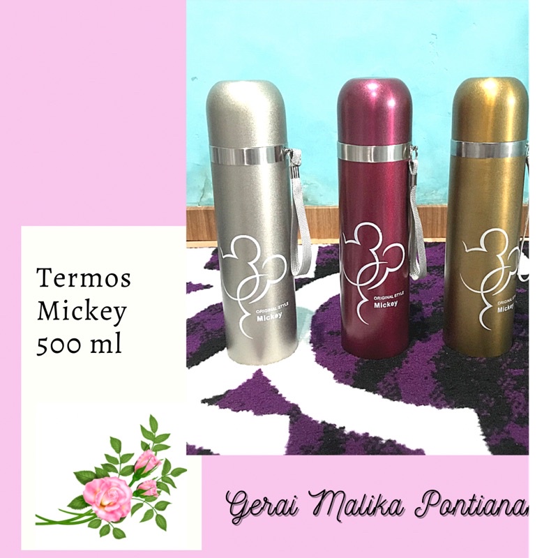 Jual Termos karakter mickey 500 ml tumblr air panas tumbler minuman ...