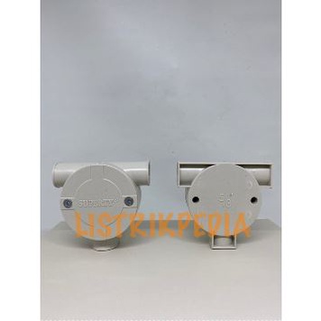 Jual Tdus T DUS 5/8 inchi 3 cabang sekrup / T dus 3 cabang baut ...