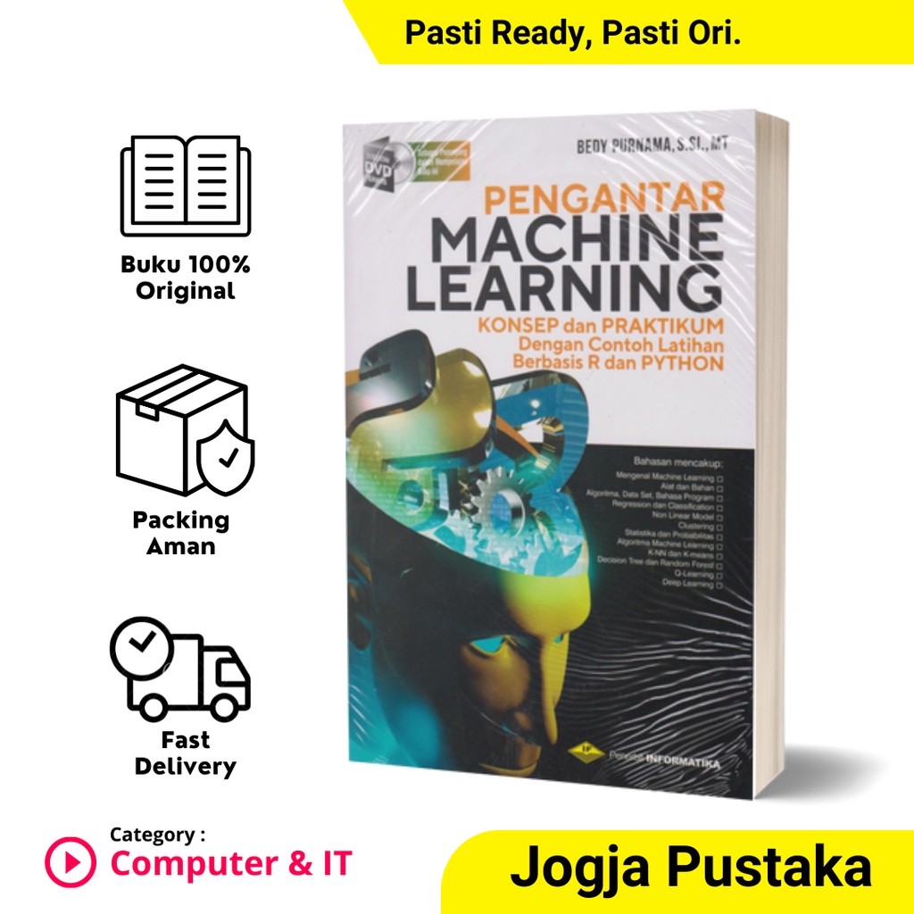 Jual Buku Pengantar Machine Learning + Bonus DVD | Shopee Indonesia