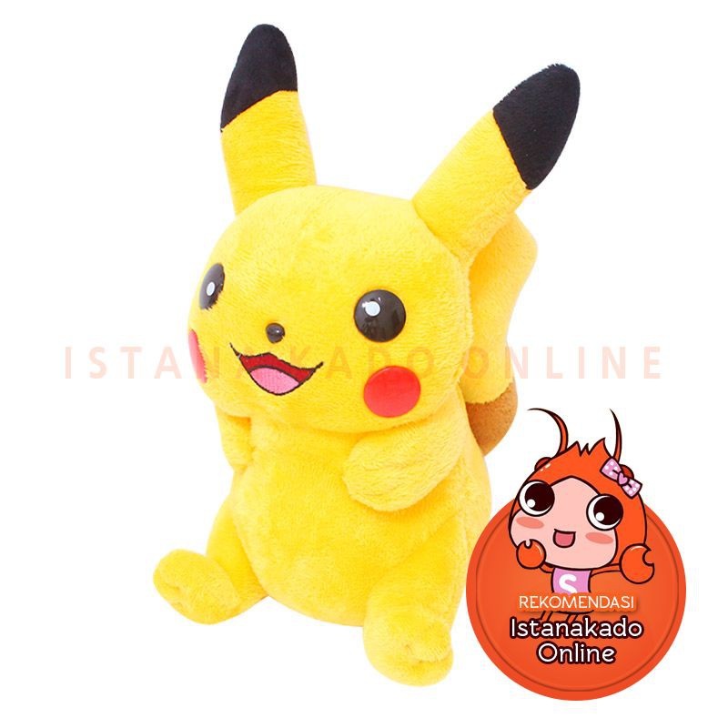 Jual Boneka Pokemon Series Size S Pikachu Kuning IKO00590 | Shopee ...