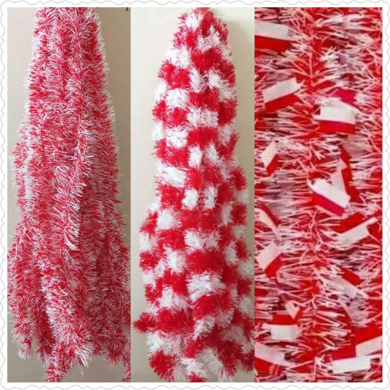 Jual Slinger merah putih/slinger rumbai/tinsel/slinger HUT RI/17 ...