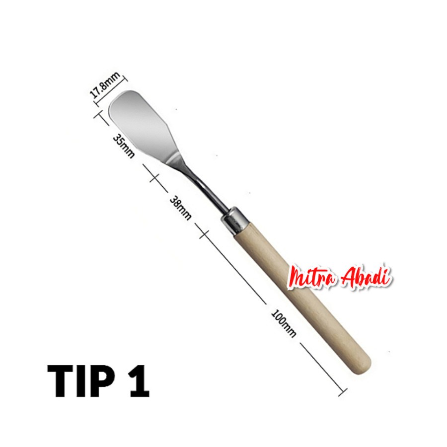 Jual Pisau Palet / Pallete Lukis - Scraper Spatula Dekorasi Kue ...