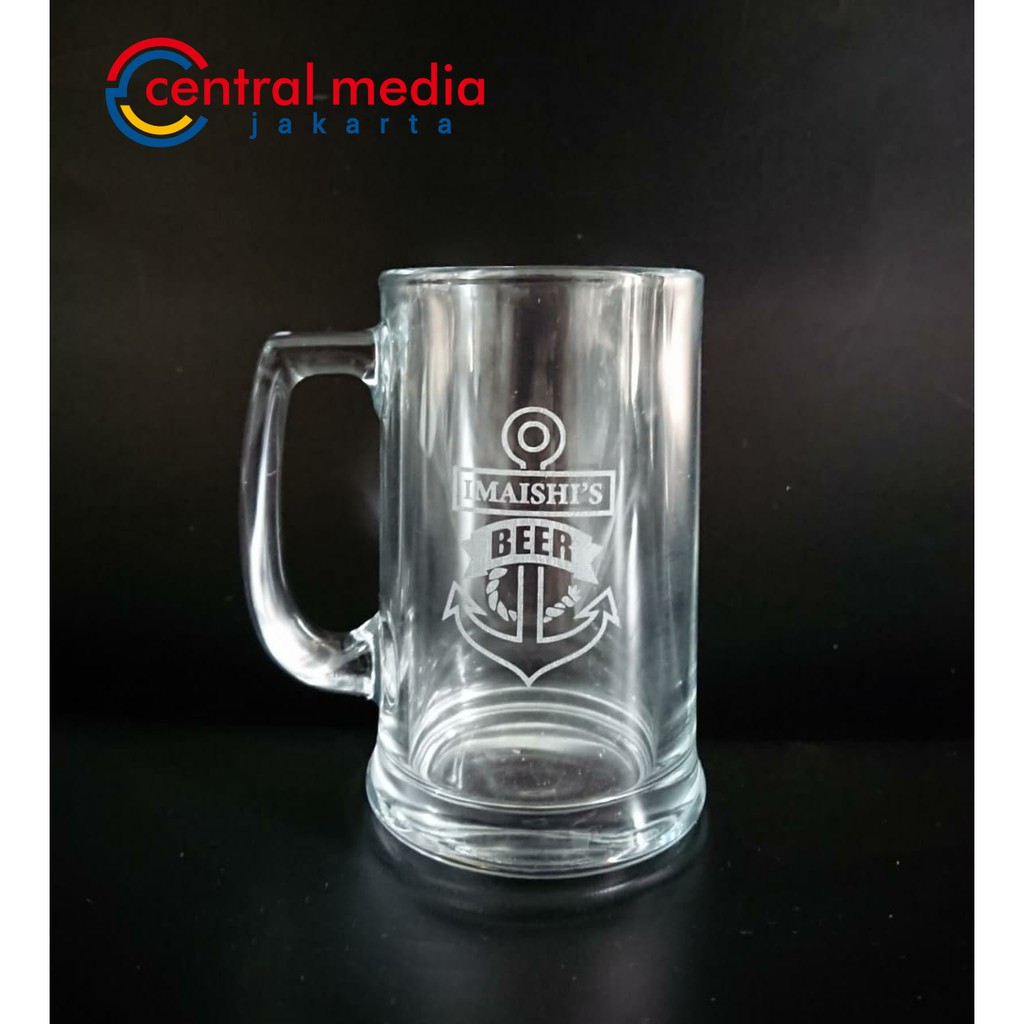 Jual Gelas Bir Grafir Custom Engraved Beer Glass Kado Birthday ...