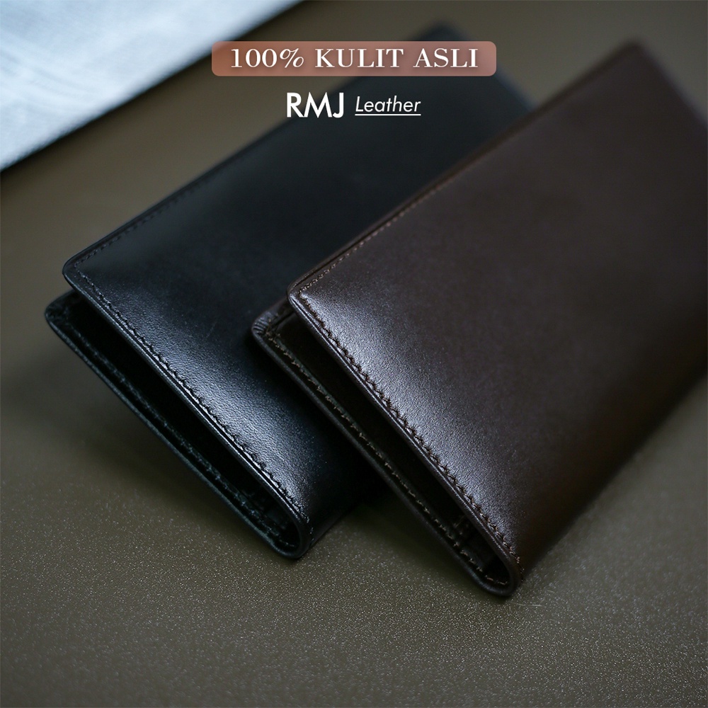 Jual Dompet Panjang Pria Wanita Kulit Sapi Asli Pull Up Dengan Sisipan Tengah - RMJ Leather ...