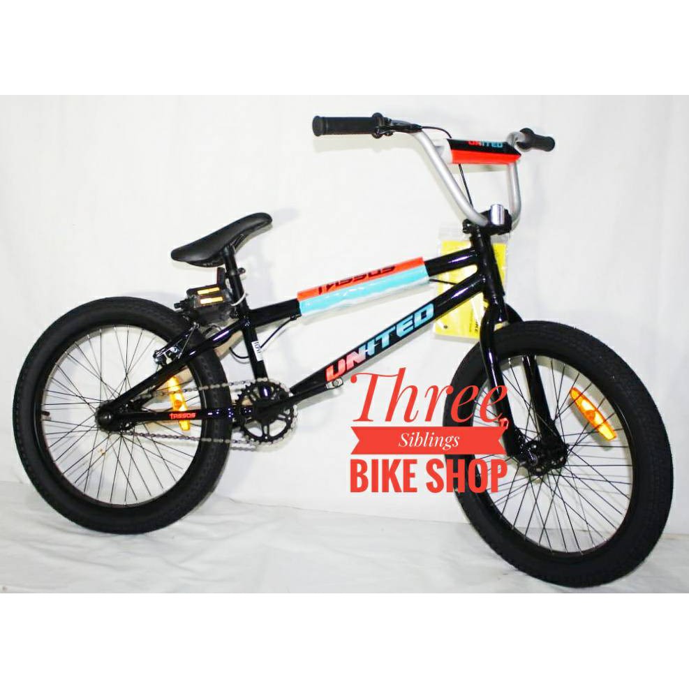 Jual SEPEDA FREESTYLE BMX UNITED TASSOS 20 INCH WARNA BLACK | Shopee ...