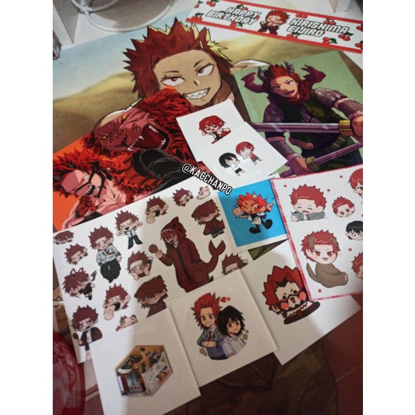 Jual Set Merchandise Event @kiribirthday Kirishima Eijiro BNHA My Boku ...