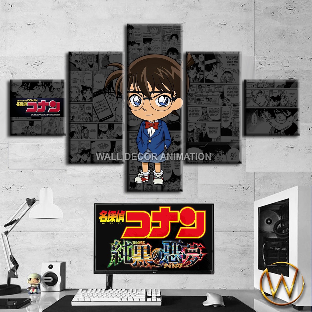 Jual [Wall Decor Animation] 1 SET / 5 Pcs Detective Conan - Conan ...