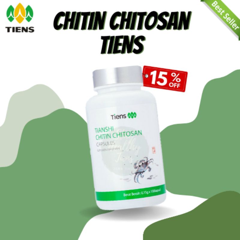Jual CHITIN CHITOSAN TIENS 1 BOTOL|OBAT HERBAL|ASAM LAMBUNG ...