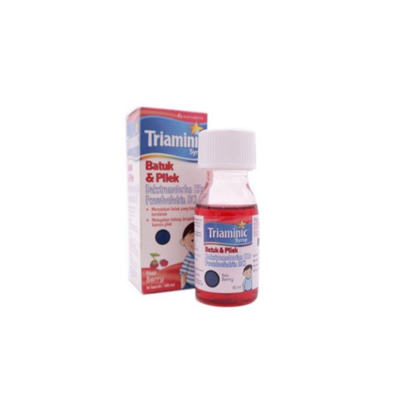 Jual TRIAMINIC BATUK KERING DAN PILEK SIRUP 60ML | Shopee Indonesia