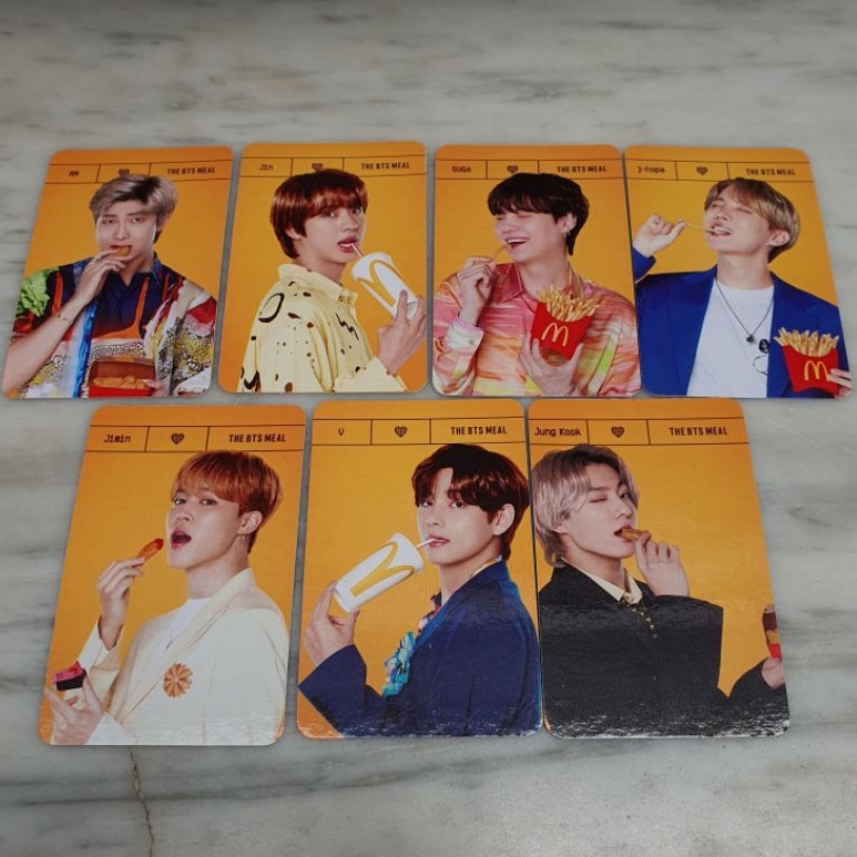 Jual BTS Meal Photocard Set (isi 7 pcs) | Shopee Indonesia