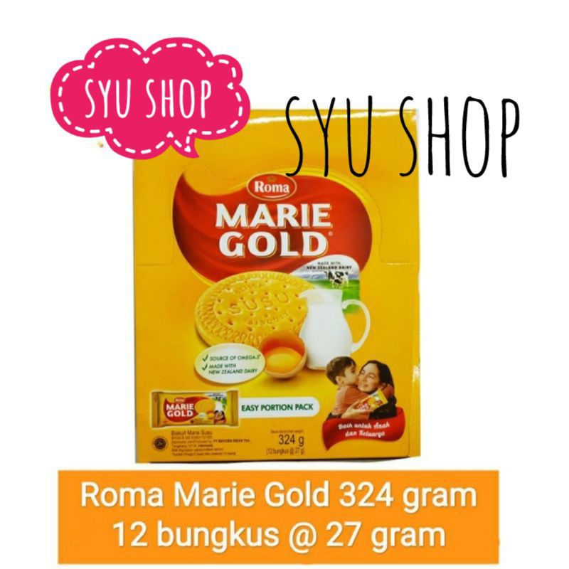 Jual Roma marie gold 12 x 20 gr sachet | Shopee Indonesia