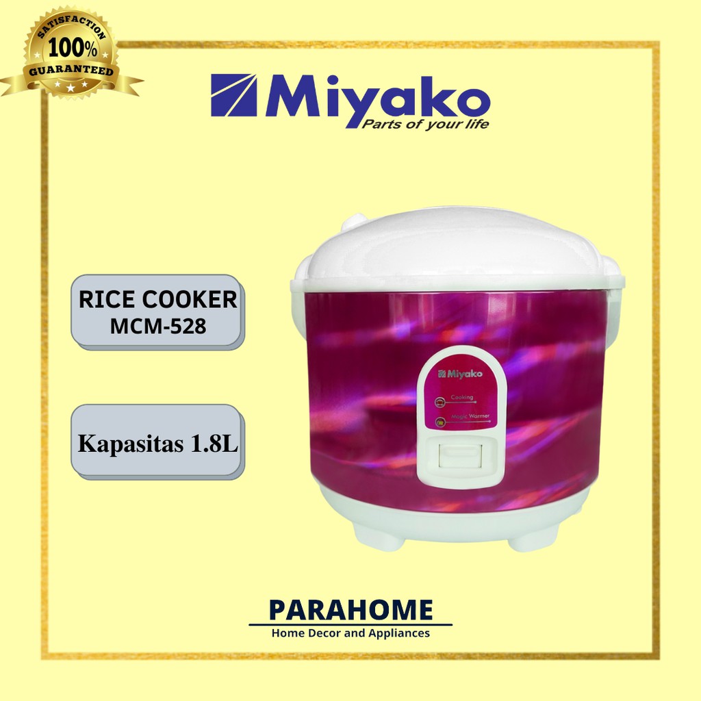 Jual Rice Cooker Miyako 1.8 LIter MCM-528 | Shopee Indonesia