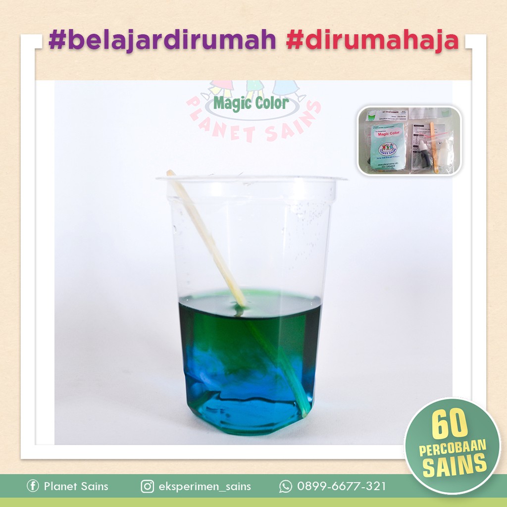 Jual MAGIC COLOR - Mainan Anak SD - Eksperimen Sains #dirumahaja ...