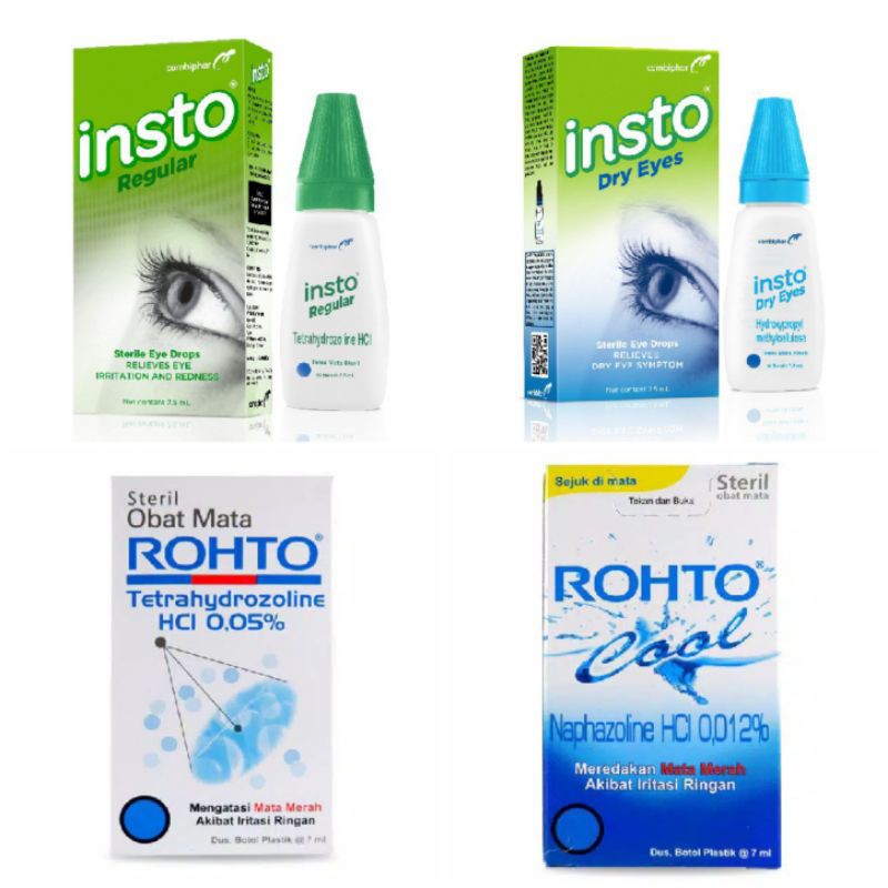 Jual INSTO Regular / Insto Dry Eyes / Obat Mata Rohto / Rohto Cool ...