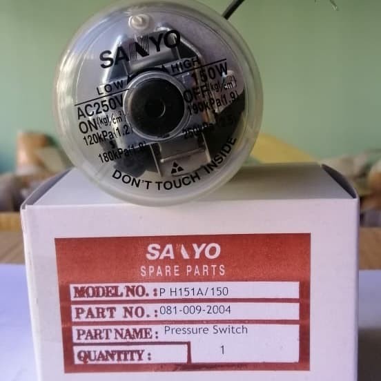 Jual Spare Part Otomatis / Pressure Switch Pompa Air Sanyo Tipe PH 151 ...