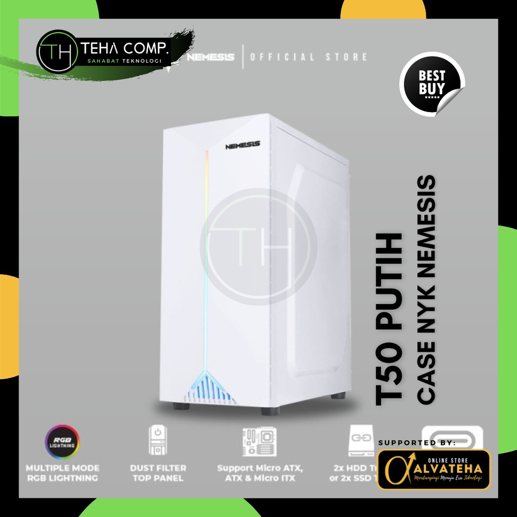 Jual Casing PC NYK NEMESIS Tanpa Power Supply Case Komputer Gaming ...