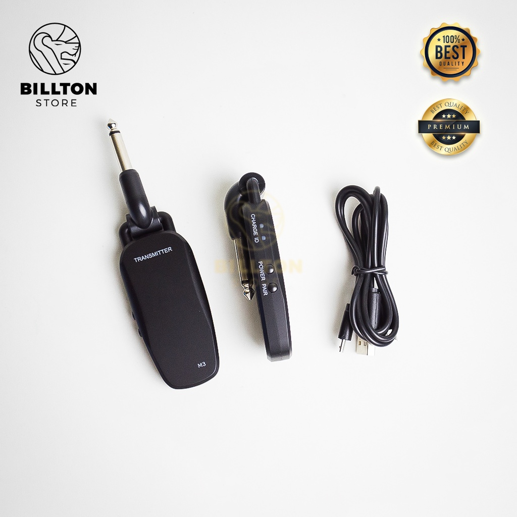 Jual Jack Gitar Wireless Akustik Elektrik Bass Transmitter Receiver ...