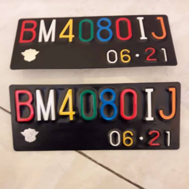 Jual MODIF PLAT NOMOR SEPEDA MOTOR BAUT DALAM FULL COLOUR | Shopee ...