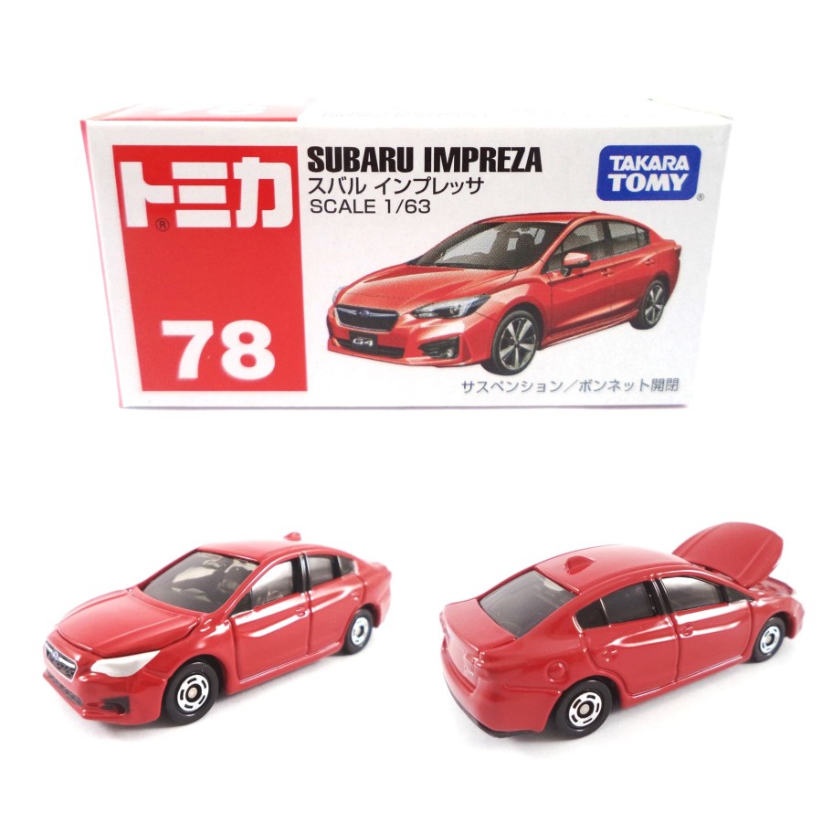 Jual TOMICA 78 SUBARU IMPREZA MERAH SUABRU WRX STI OPEN KAP PROMO ...