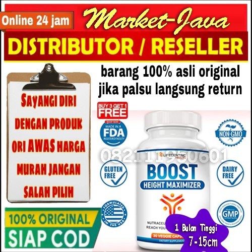 Jual Boost Height Maximizer Vitamin Badan Tinggi Cepat Obat Peninggi ...