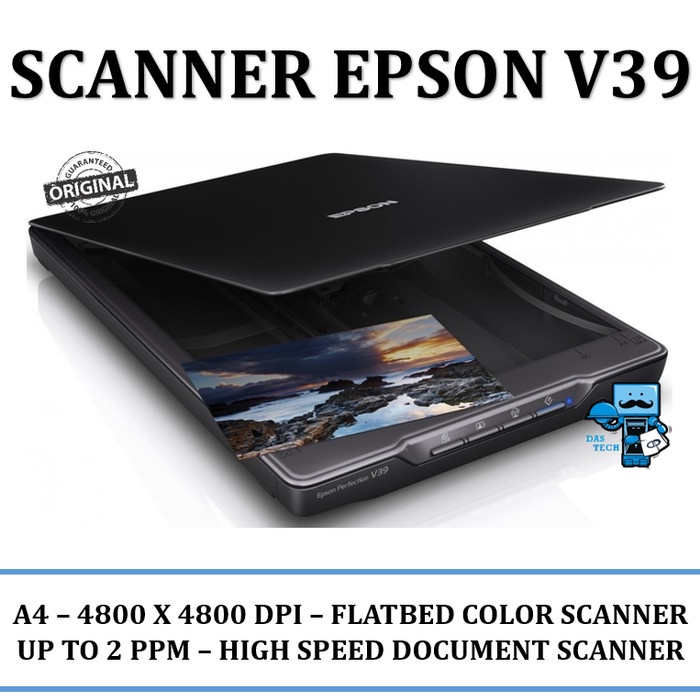 Jual Scaner Epson Perfection V39 - Flatbed Color Image Scanner | Shopee ...