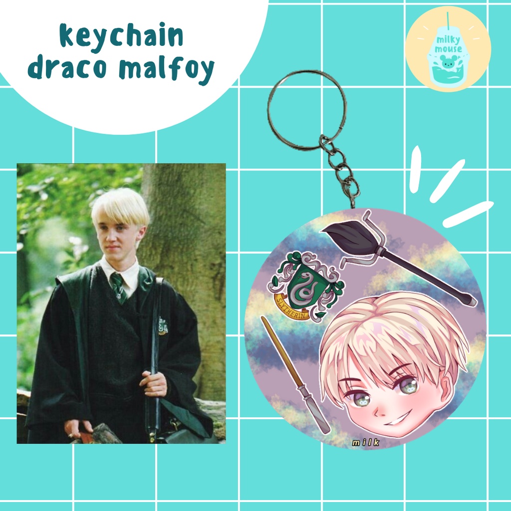 Jual Keychain Draco Malfoy Keyring Gantungan kunci Draco Malfoy ...
