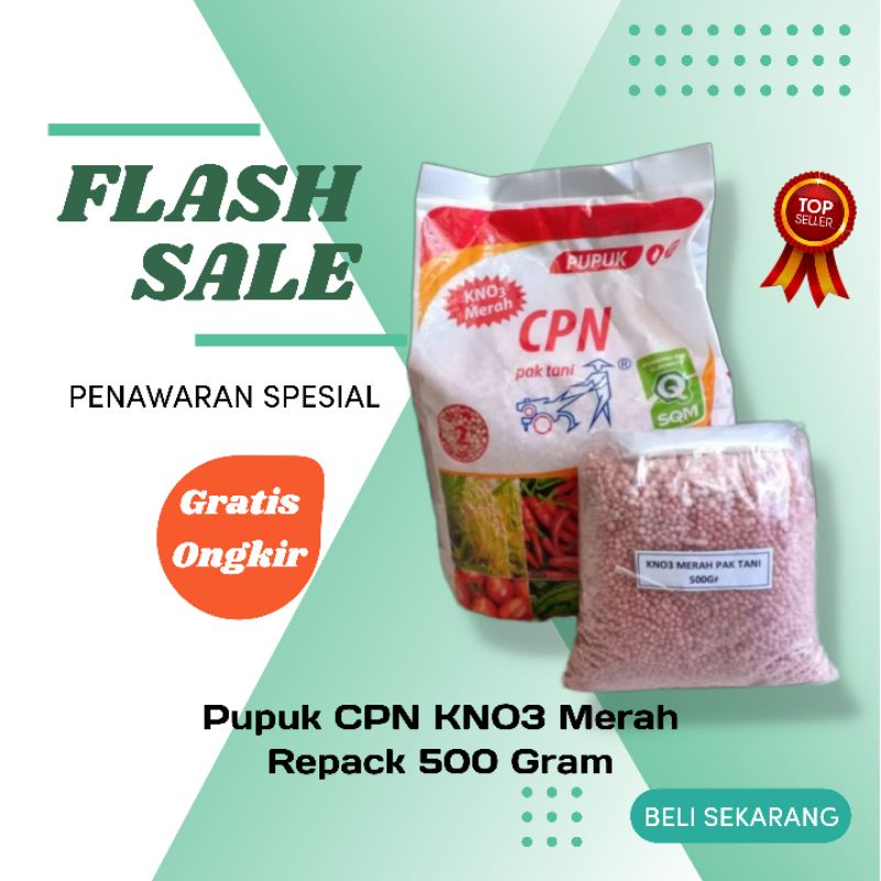 Jual Pupuk CPN KNO3 merah Pak Tani repacking 500 gram, original | Shopee Indonesia