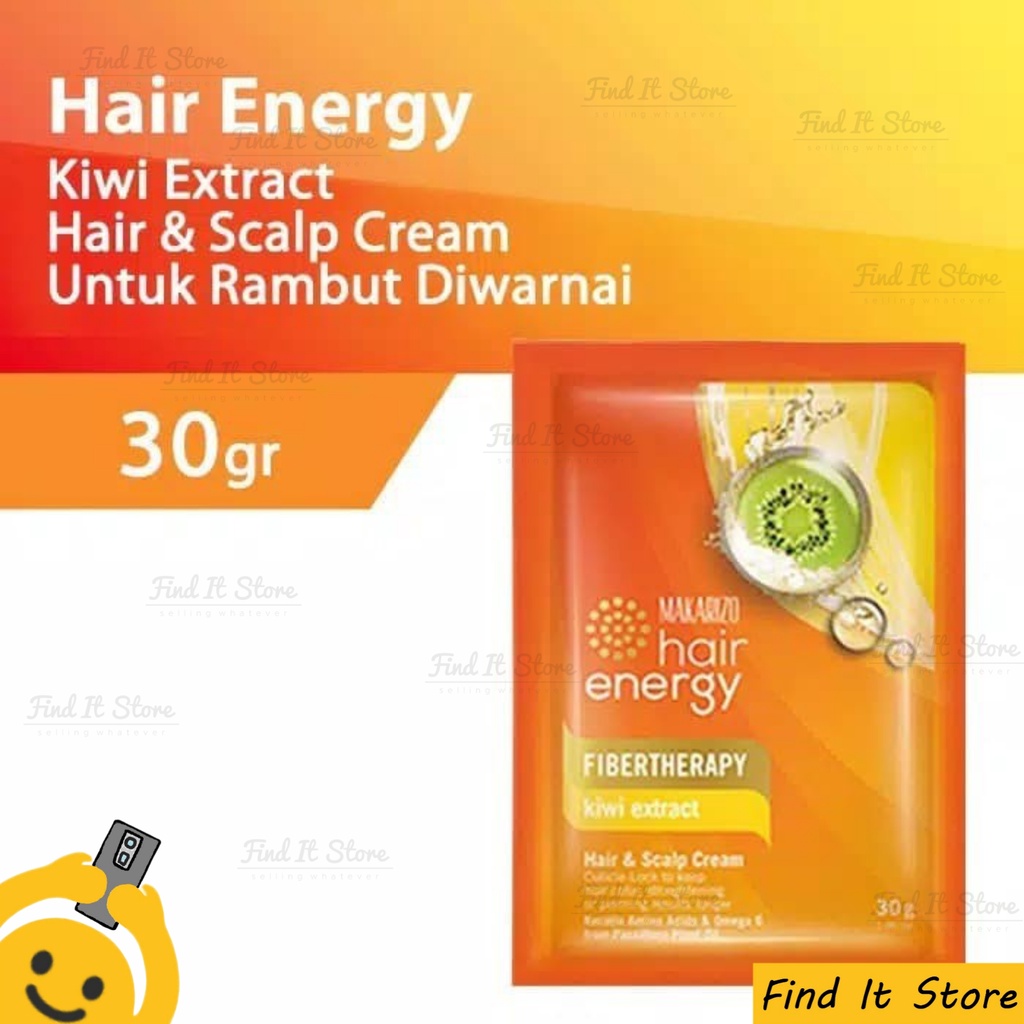 Jual Makarizo Hair Energy Hair & Scalp Creambath Fibertherapy 30gr ...