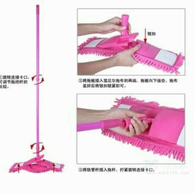 Jual Magig fiber / sapu mickrofiber / alat pel fiber | Shopee Indonesia