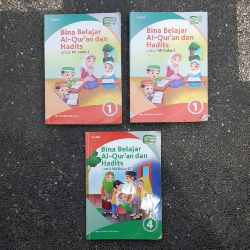 Jual buku Bina Belajar Al Quran dan Hadits.Hadis Mi kelas 1.2.3.4.5.6 Kurikulum 13. Merdeka ...
