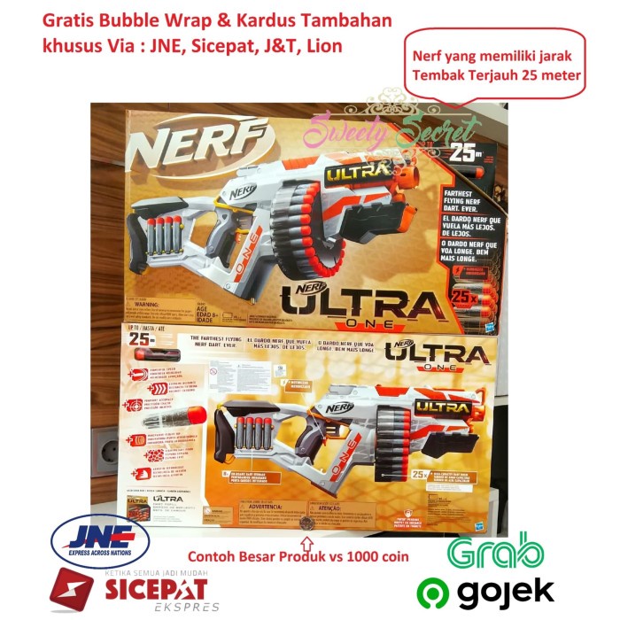 Jual Mainan Anak Nerf Ultra One Nerf dengan Jarak Tembak terjauh 25 ...